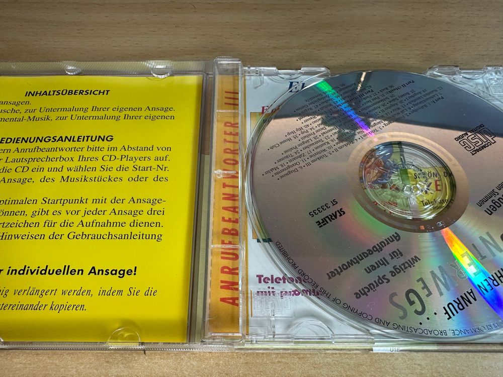 E5 Danke Für Ihren Anruf... Bin Unterwegs Anrufbeantworter (Gebraucht ...