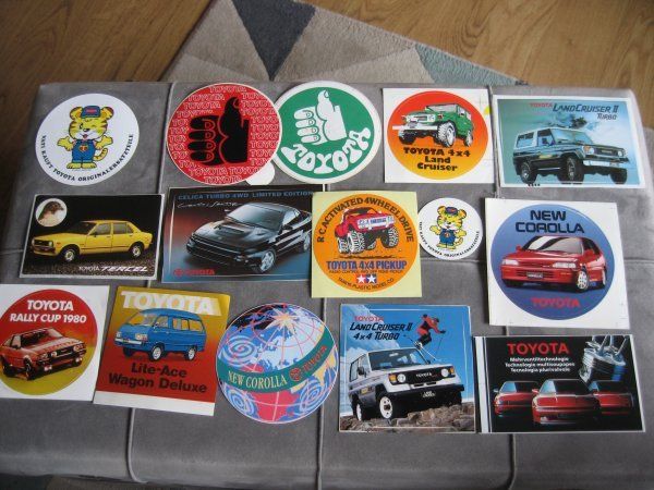 Autocollants 15 vintage Toyota! | Kaufen auf Ricardo