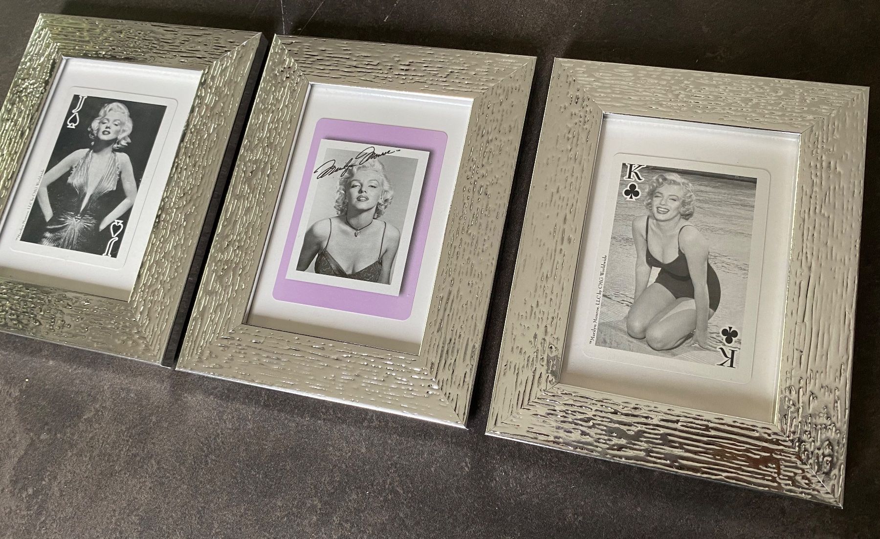 3 Cadres photos - Set, Silver (Marilyn Monroe) (Neuf (Voir description ...