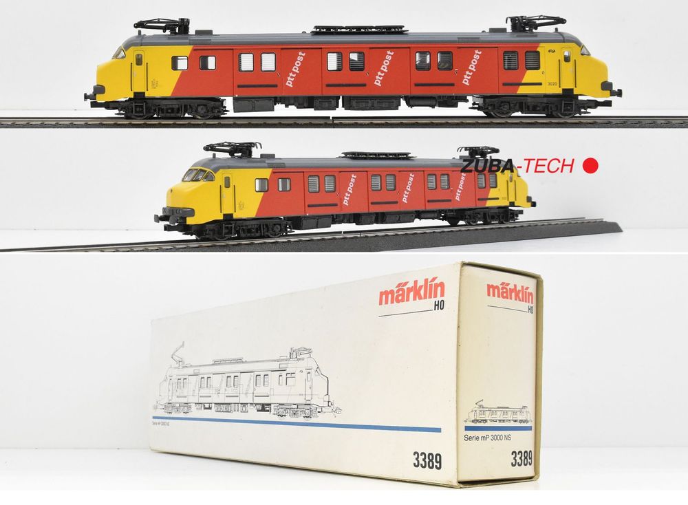 Märklin 3389 Triebwagen Serie mP3000 NS WS Analog mit OVP (Gebraucht ...