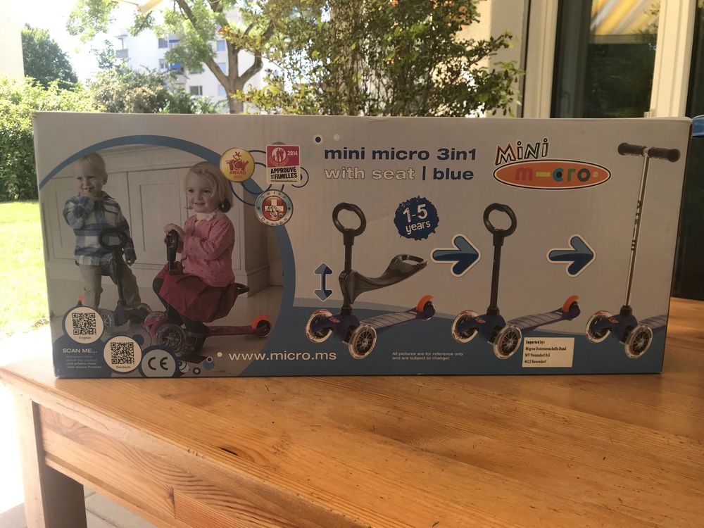 Mini Micro 3in1 Scooter (Gebraucht) in Ebikon für CHF 7 – nur Abholung auf Ricardo kaufen