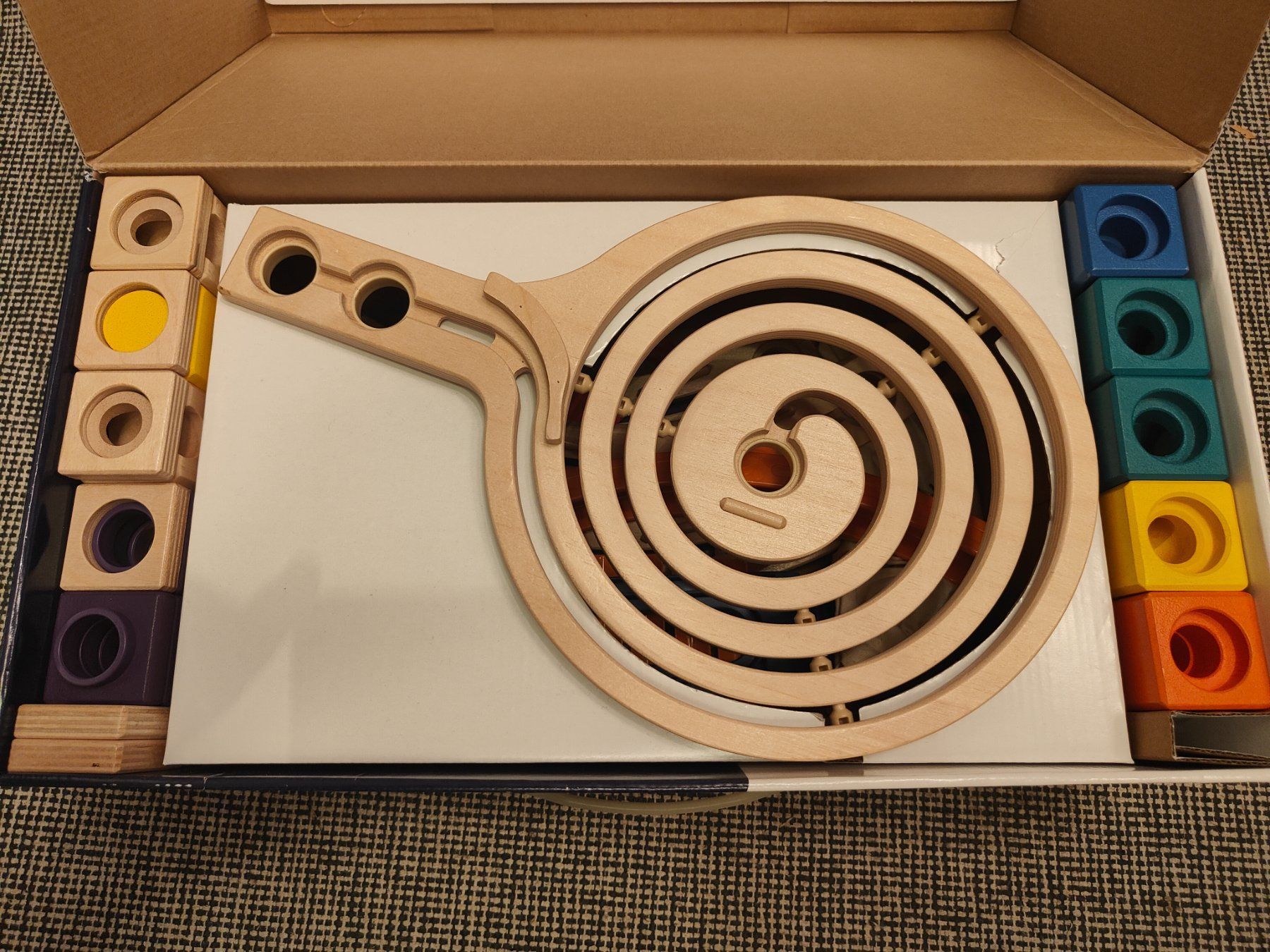 Quadrilla Murmelbahn BASIC-Set, Holz, Top Zustand! (Gebraucht) in ...