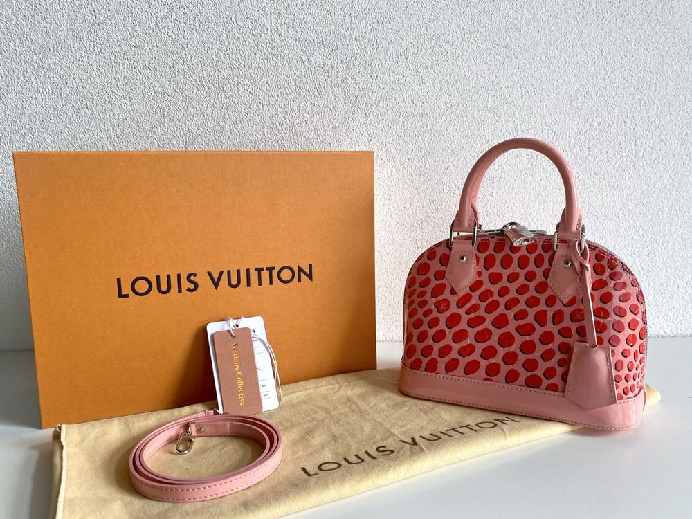 LOUIS VUITTON Vernis Jungle Dots Alma BB Sugar Sac Tasche | Kaufen auf ...