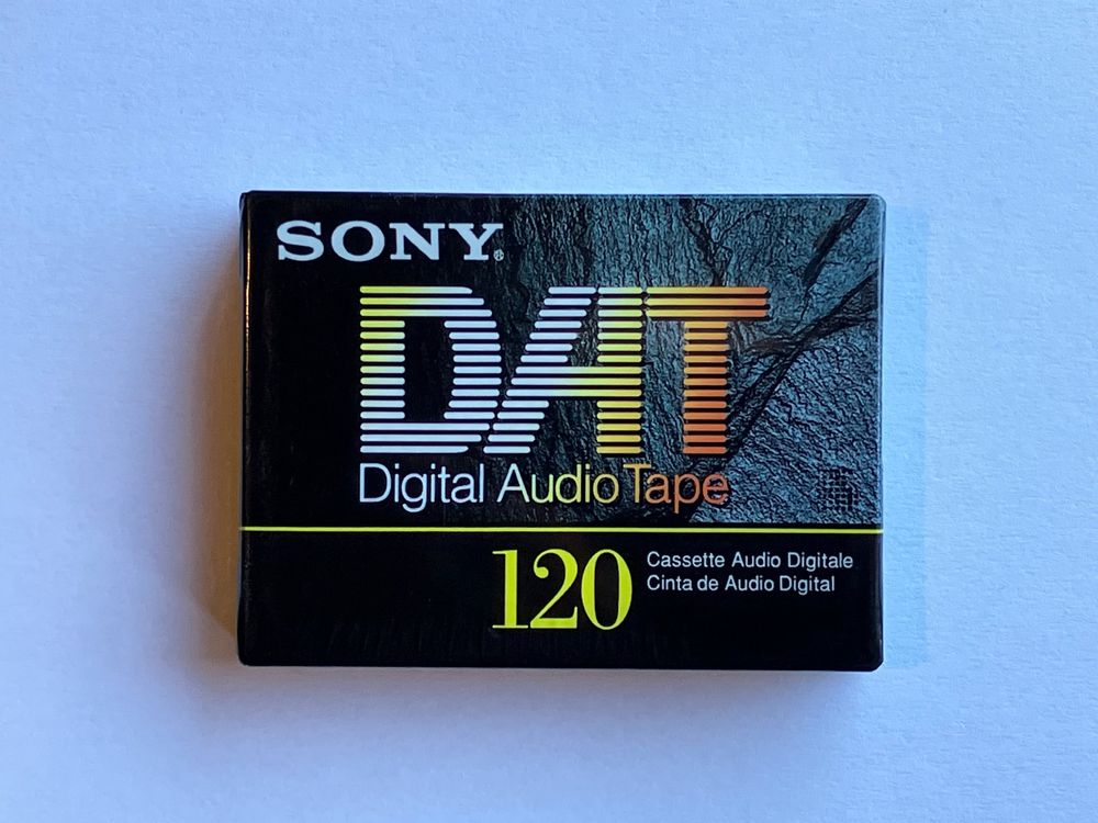SONY DAT digital audio tape cassette 120 minutes NEUVE (Neuf avec ...