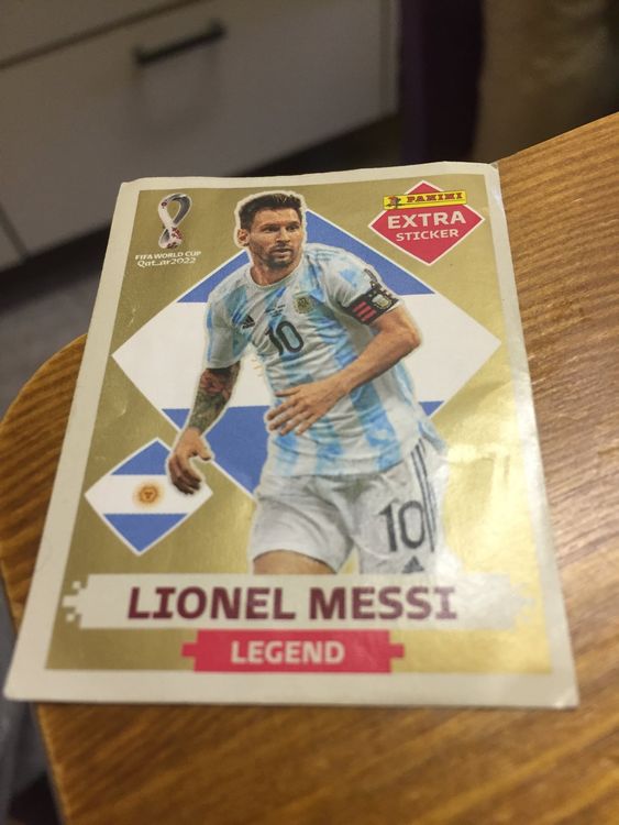 Lionel Messi Extrasticker Gold Panini WM 2022 | Kaufen auf Ricardo