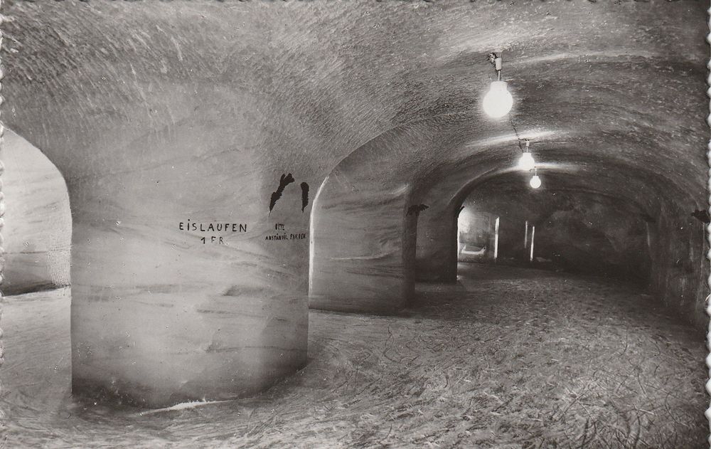 Jungfraujoch-Eispalast-Schlittschuhbahn.Hotelstempel -Wallis (Gebraucht) in uttwil für CHF 16 ...