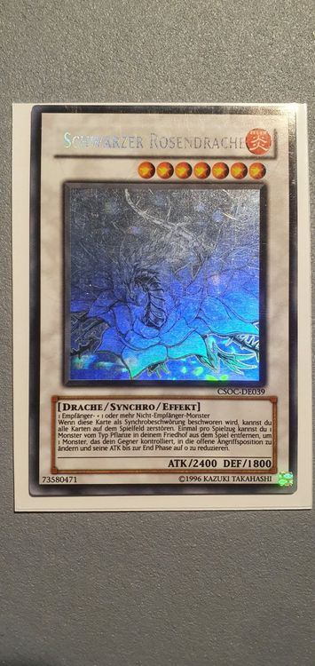 Yugioh Schwarzer Rosendrache Ghost rare | Kaufen auf Ricardo