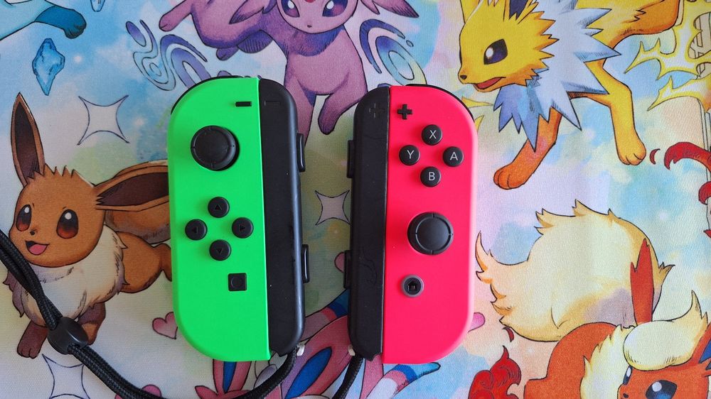 Original Joy Cons - Neon Pink & Grün - Nintendo Switch (Gebraucht) in ...