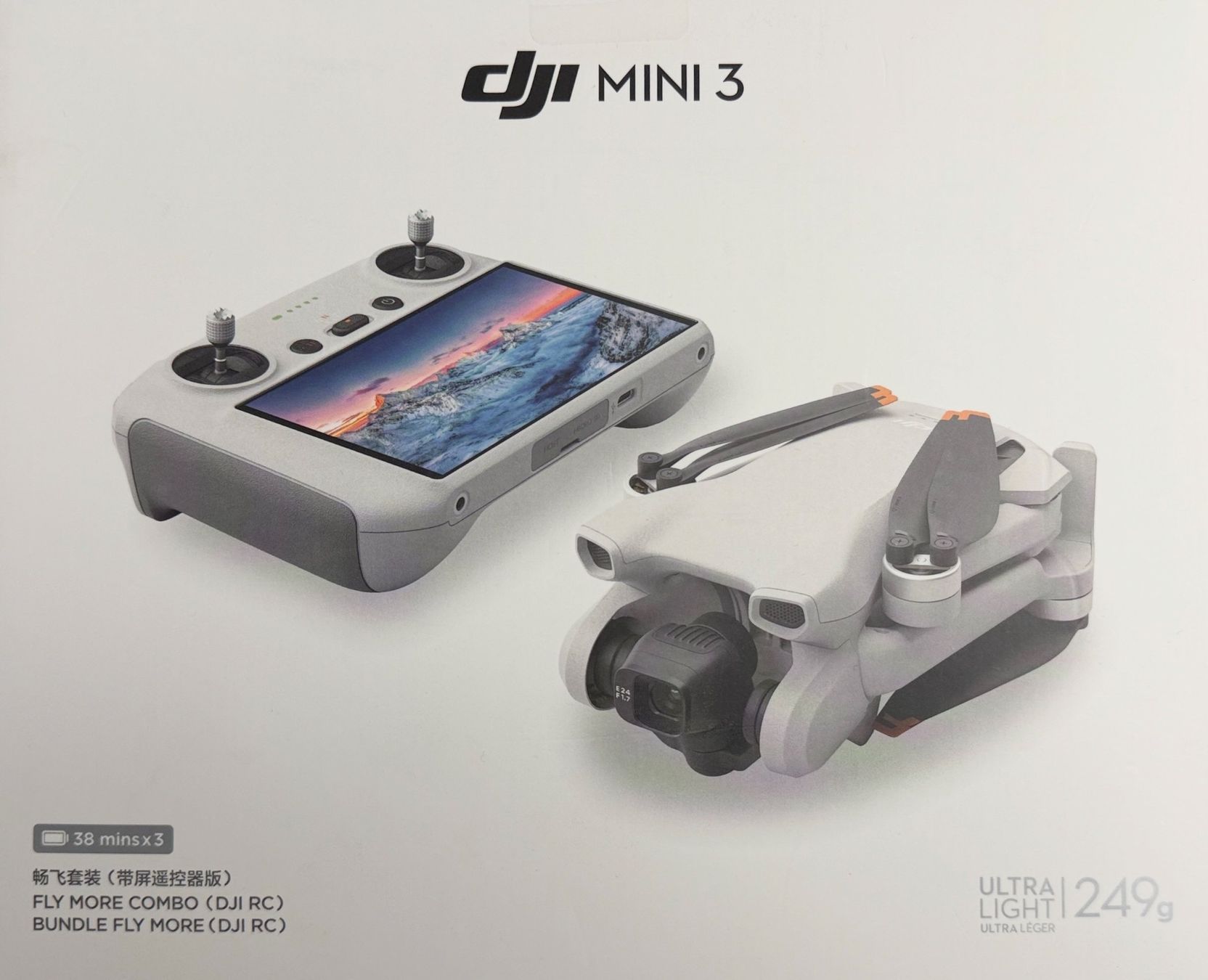 DJI Mini 3 mit RC Controller , 3 Akkus und 2 Taschen (Gebraucht) in ...