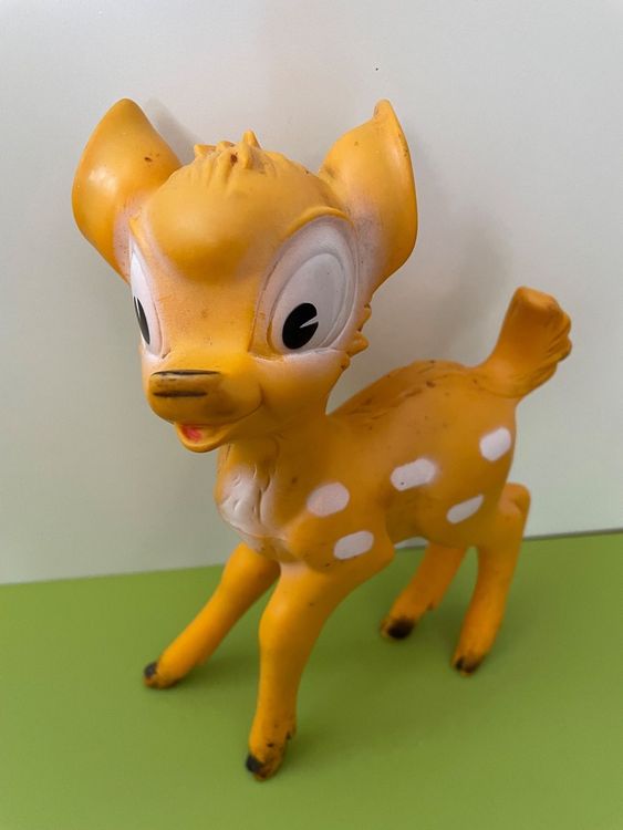 Vintage Bambi Gummifigur Figur 1970 WD Walt Disney (Gebraucht) in ...