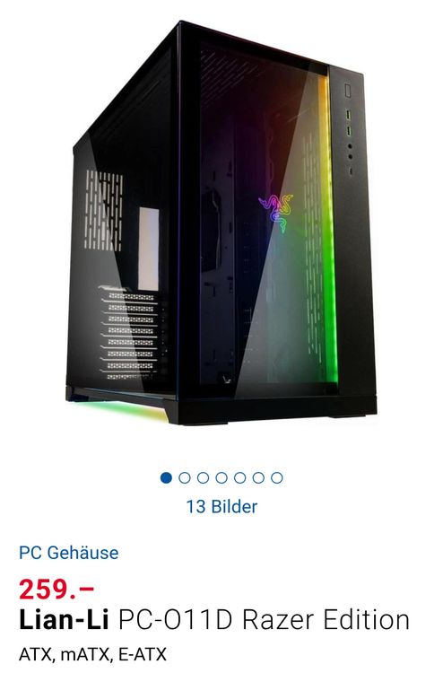 Lian Li Razor Gehäuse (Neu (gemäss Beschreibung)) in Beringen für CHF ...