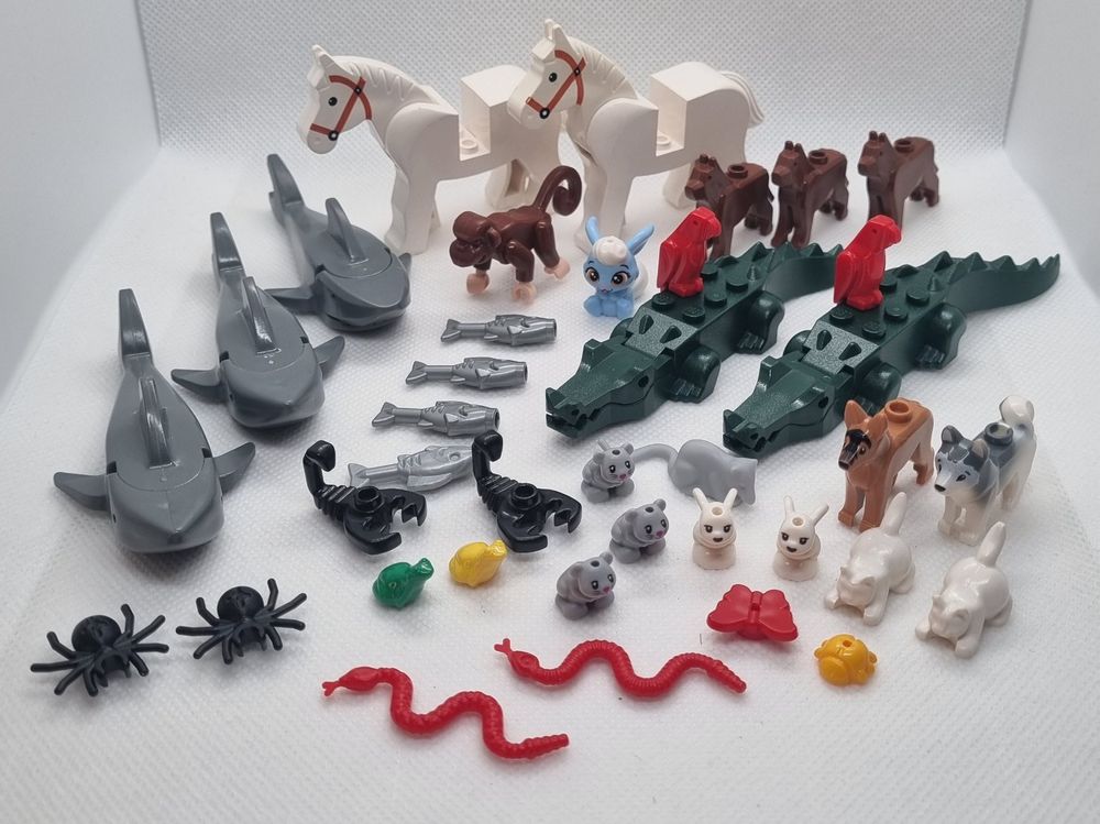 Lego verschiedene Tiere Pferde, Hunde, Hasen, Schlangen etc. | Kaufen auf Ricardo