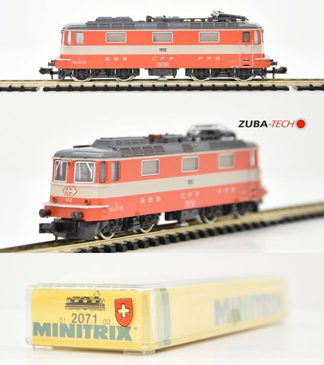 Minitrix 51207100 E-Lok Re 4/4 II SBB Spur N Analog mit OVP | Acheter ...