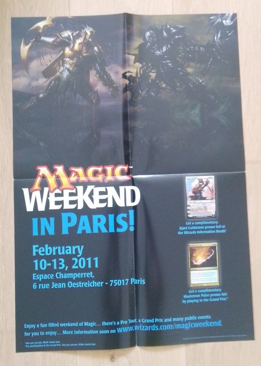 Magic the Gathering Poster Pro Tour 2011 Mirrankreuzritter (Gebraucht ...