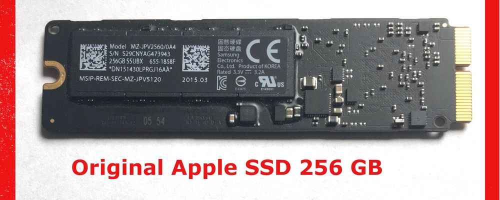 Original Apple SSD 256GB (Gebraucht) in Buchrain für CHF 15 – mit ...