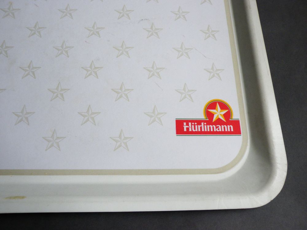 💥 Brauerei HÜRLIMANN Bier Serviertablett Tablar Kantine 💥 (Gebraucht ...
