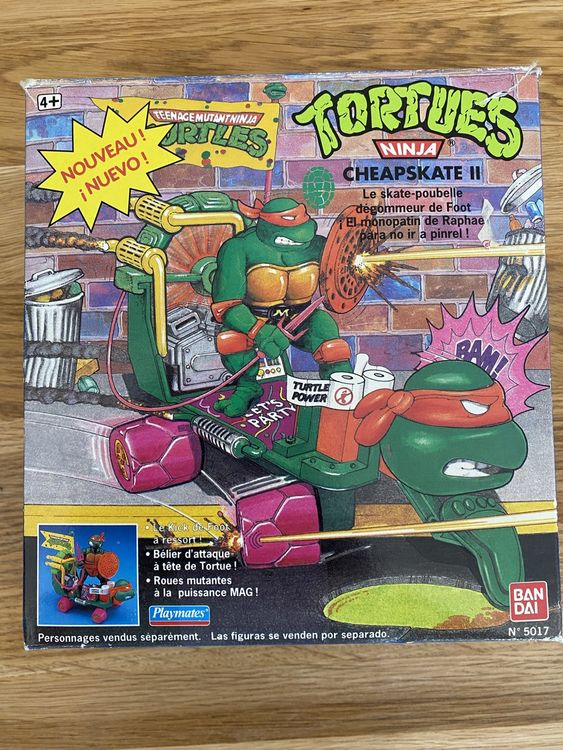 TEENAGE MUTANT NINJA TURTLES/TORTUES - CHEAPSKATE II - 1989 (Neu und ...