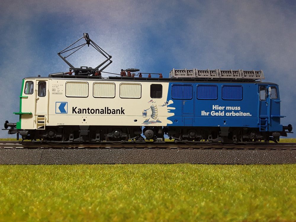 Brawa _ E42 Lokomotive Schweizer Kantonalbank _ Spur H0 (Gebraucht) in ...