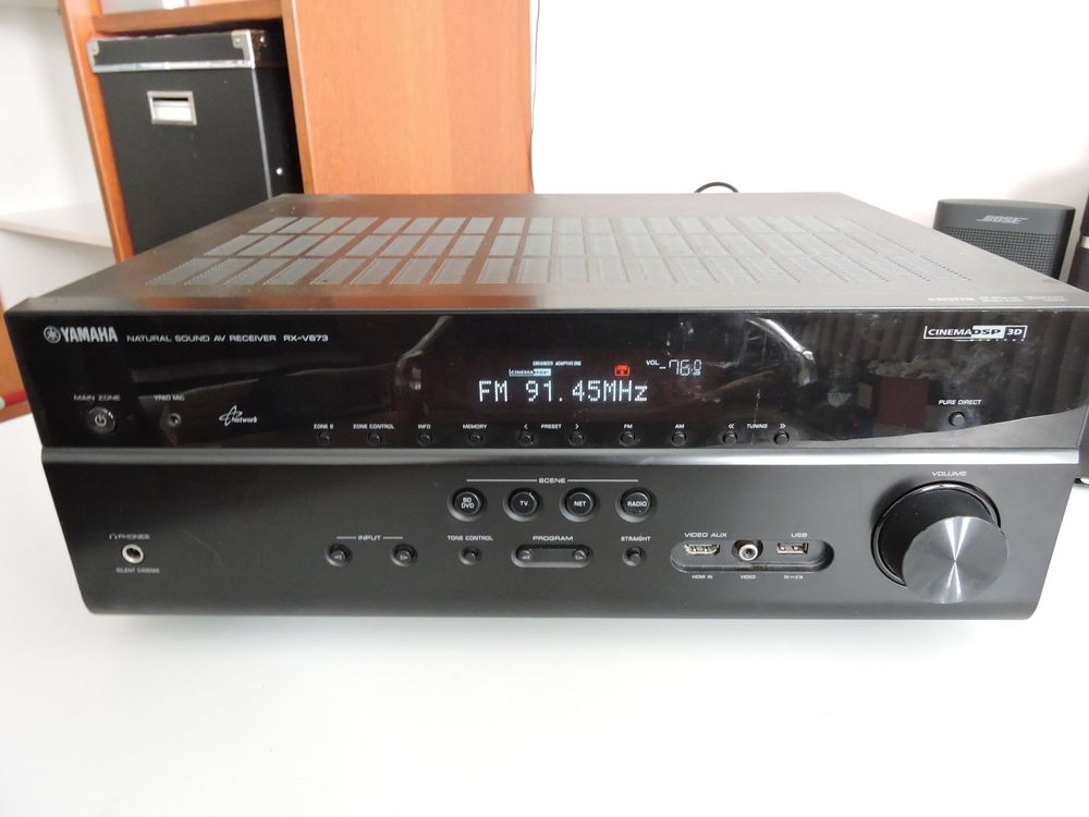 Yamaha RX-V 673 7.1 Netzwerk-A/V-Receiver schwarz (Gebraucht) in ...