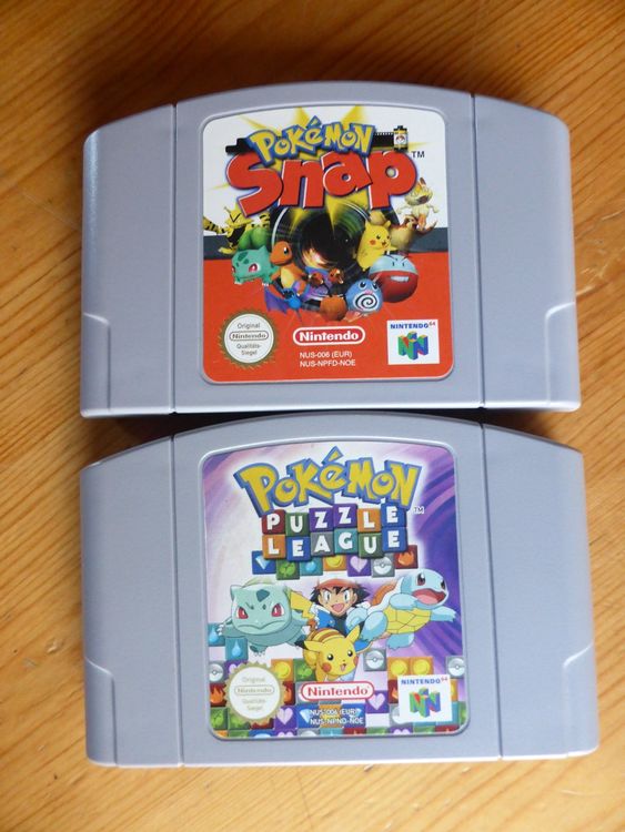 Nintendo 64 Pokémon Snap / Pokémon Puzzle (Gebraucht) in Utzenstorf für ...