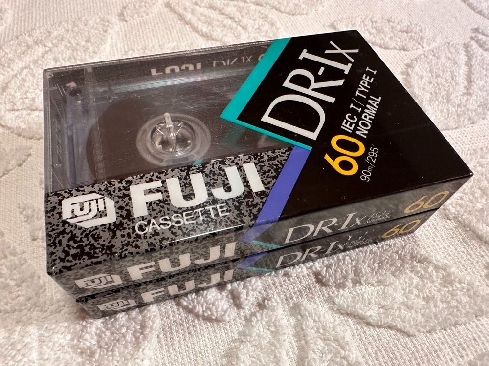 FUJI DR-Ix 60 Type I Audio Kassetten, 2 Stück - Neu & OVP (Neu und ...