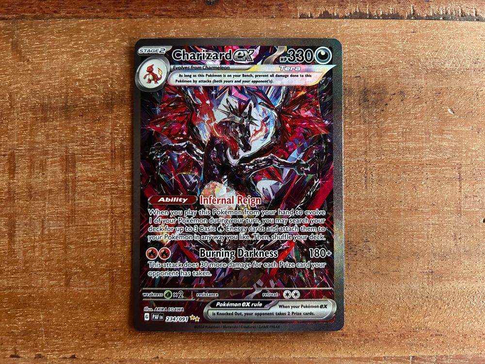 Charizard ex Alt Art - Paldean Fates - 234/091 - EN (Gebraucht) in ...