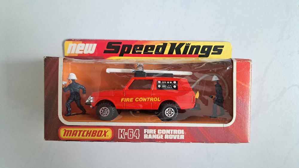 MATCHBOX SPEED KINGS K64 FEUERWEHR RANGE ROVER FIRE CONTROL | Kaufen ...