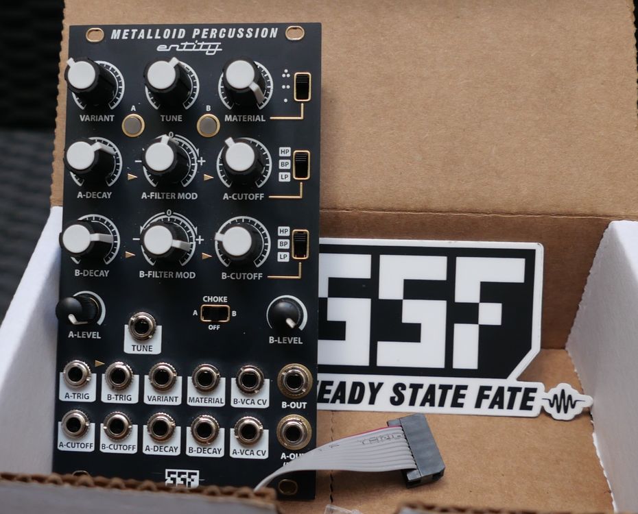 SSF Metalloid Percussion Entity Eurorack Module | Kaufen auf Ricardo