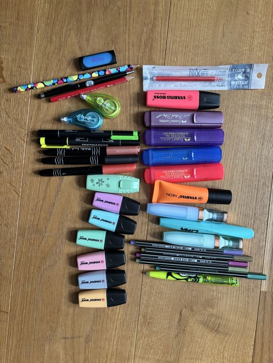 Stifte-Set, Stabilo, Faber Castell, Caran d‘Ache etc.. (Gebraucht) in ...