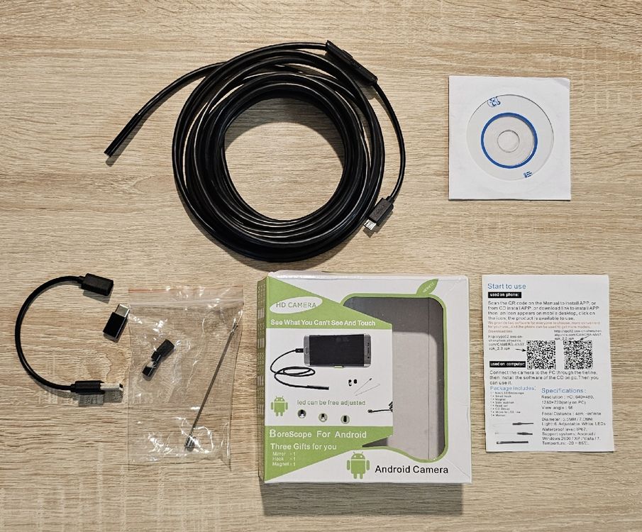 Mini Camera mit 4m Kabel | Kaufen auf Ricardo