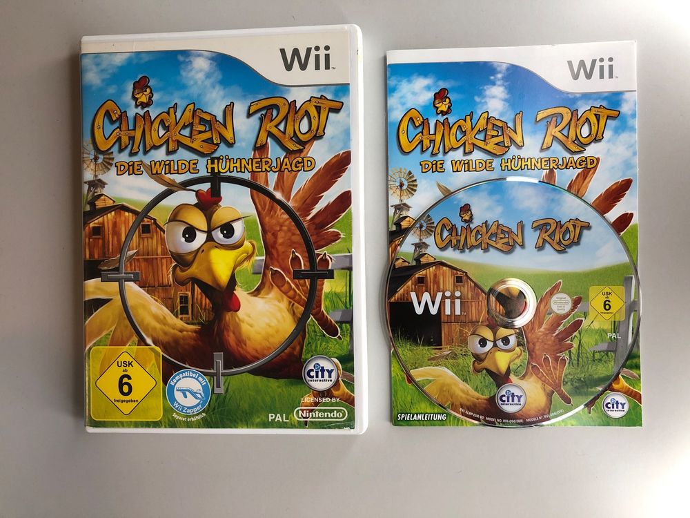 Chicken Riot Die Wilde Hühnerjagd - Wii (Gebraucht) in St.gallen für ...