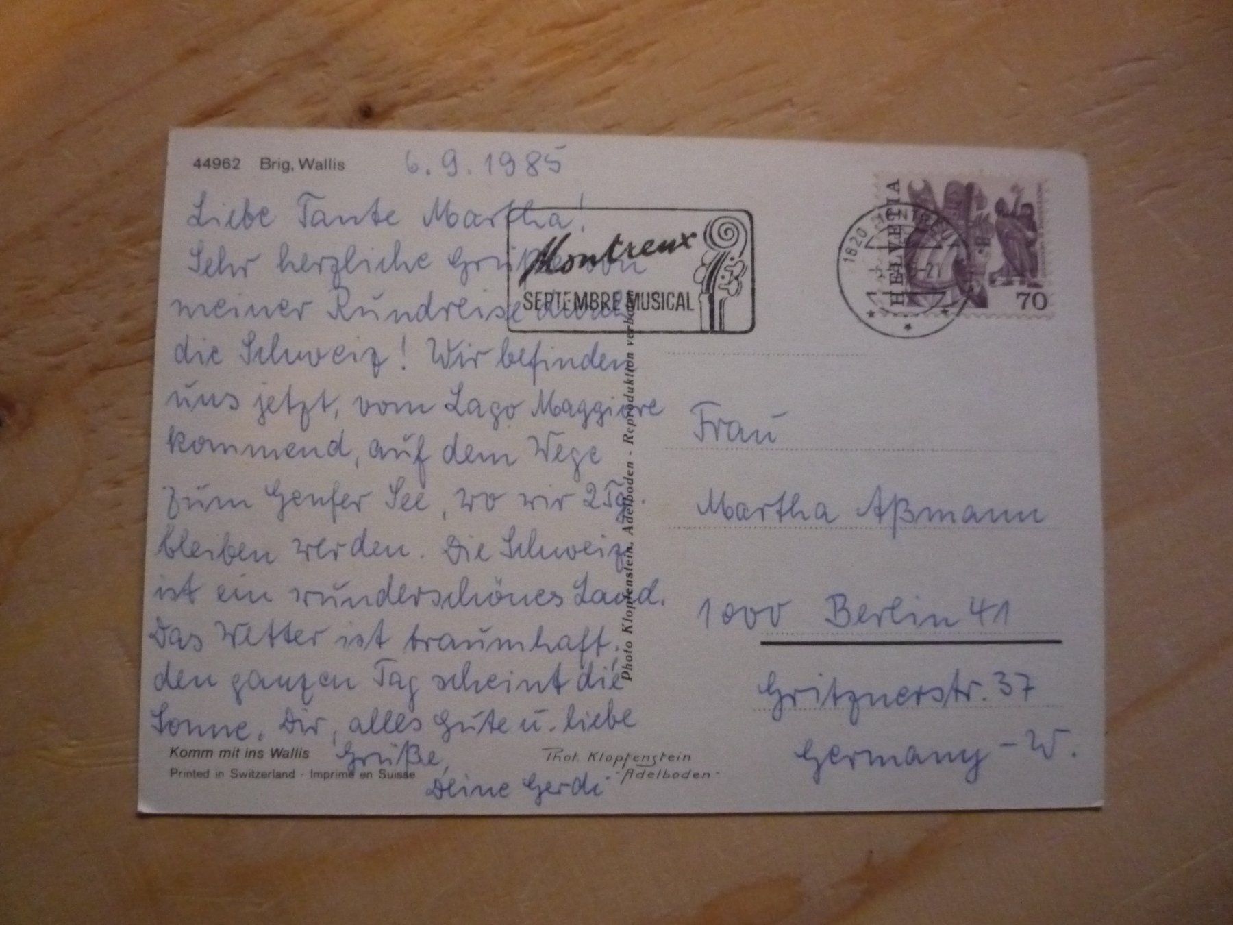 Brig, 9-teilig, 6.9.83 (Gebraucht) in Rieden SG für CHF 1 – mit ...