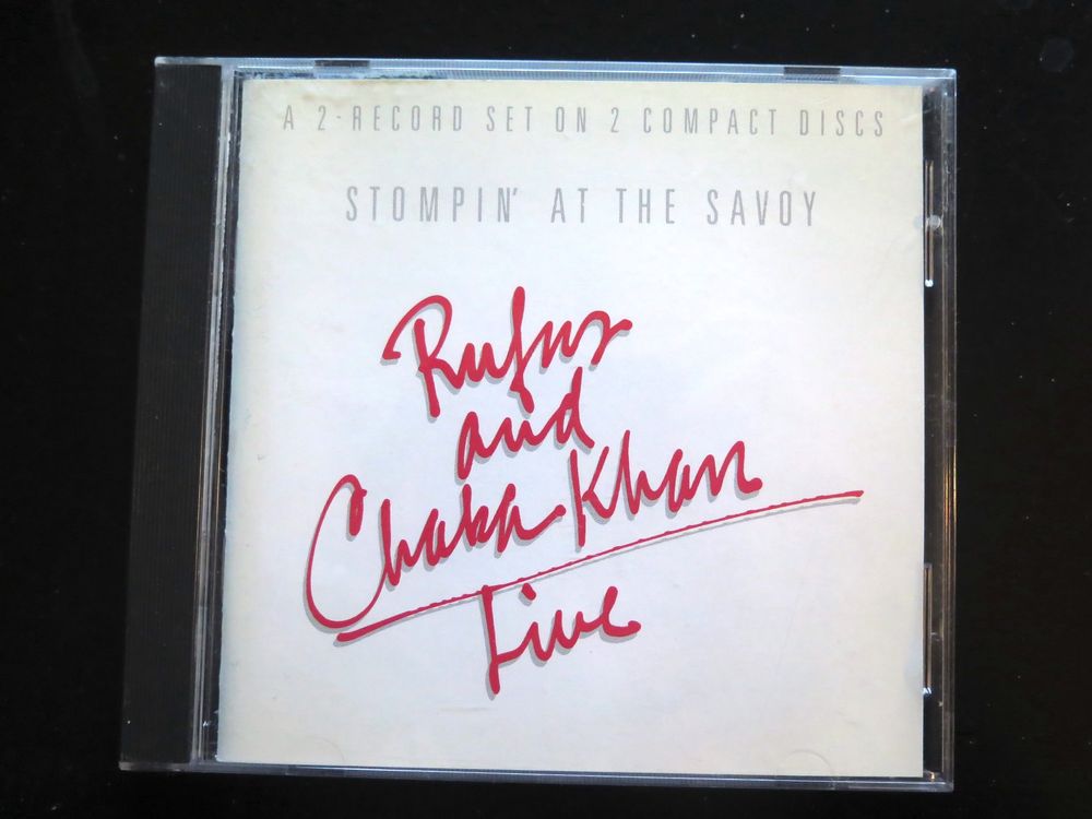 (p) CD RUFUS & CHAKA KHAN: LIVE Stompin' at the Savoy 1983 | Kaufen auf Ricardo