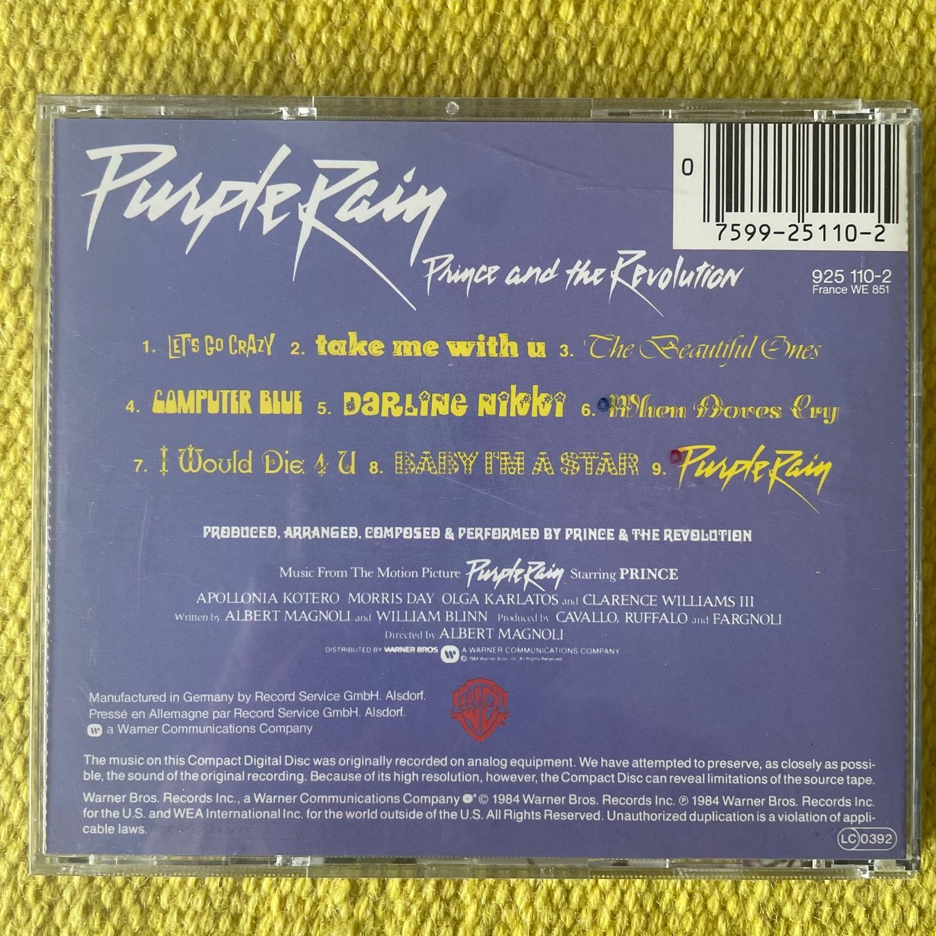 PRINCE-MUSIC FROM PURPLE RAIN (Gebraucht) in Rorschacherberg für CHF 3. ...