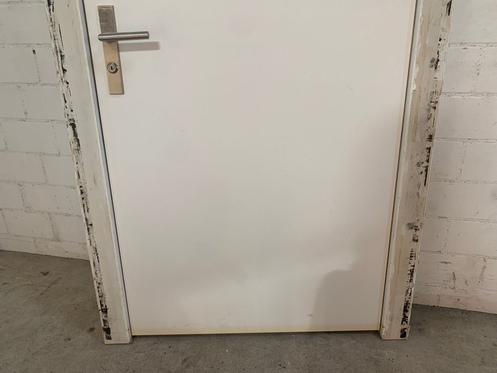 Zertifizierte Brandschutztüre mit Rahmen und Plakette EI 30 (Gebraucht ...