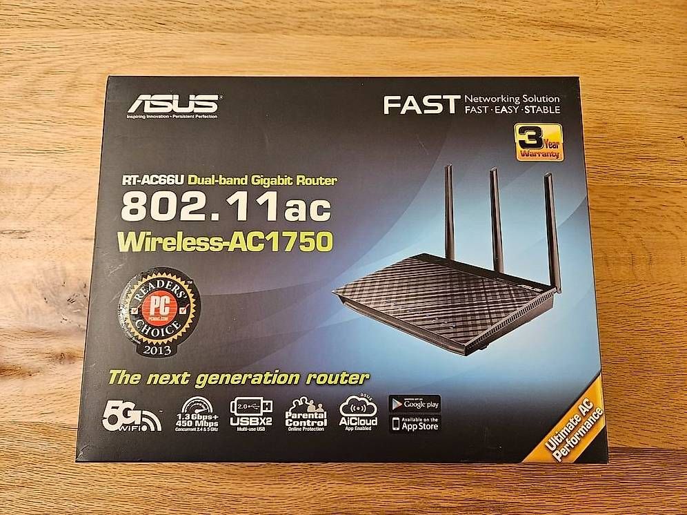 Asus RT-AC66U, Dualband Gigabit Wi-Fi AC1750 Router (Gebraucht) in Aarwangen für CHF 9 – mit ...