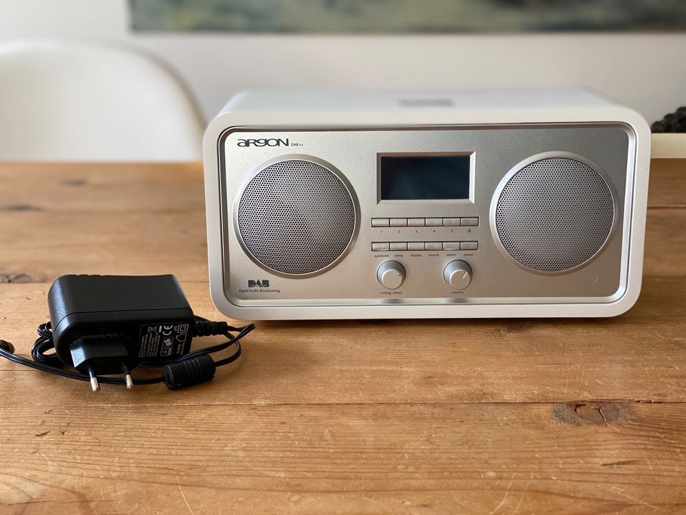 DAB Radio Argon DAB+ v5, weiss, wie NEU (Gebraucht) in Aarau für CHF 50 ...