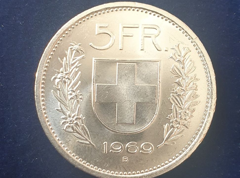 5 CHF 1969 Argent (Gebraucht) in Diesse für CHF 12 – mit Lieferung auf Ricardo kaufen