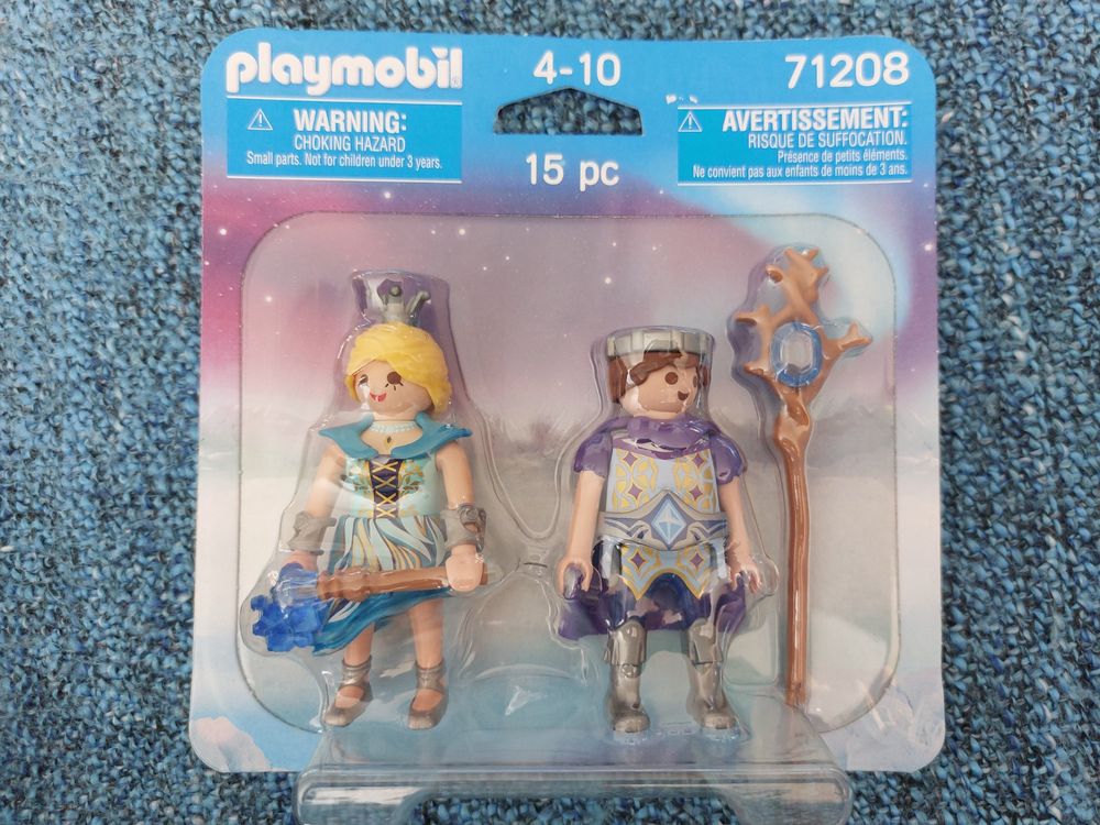 PLAYMOBIL Figuren 71208 Eisprinzessin und Eisprinz (Neu und ...