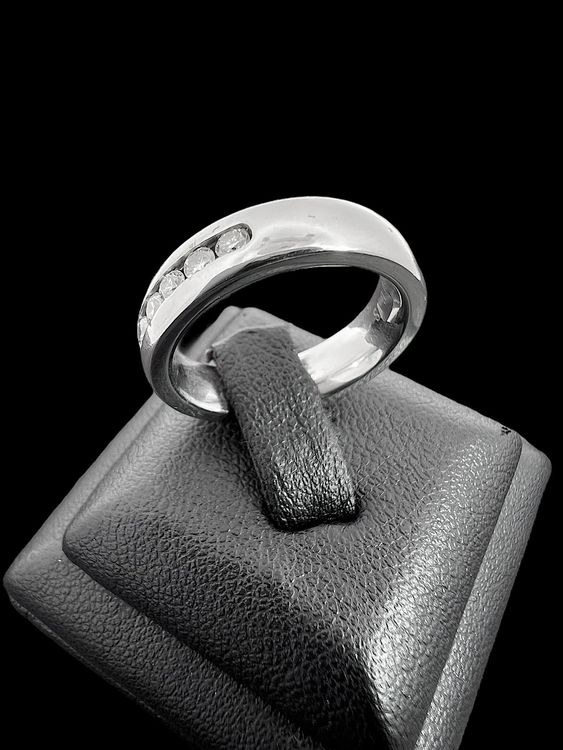 Diamanten 0.7c Meister Ring 18k Weissgold Grösse 51 *S834 (Gebraucht ...