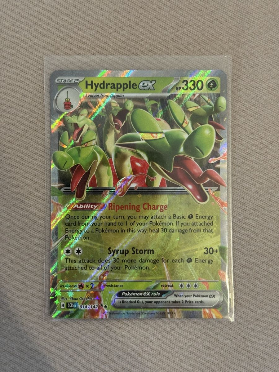 Pokémon Hydrapple ex 014/142 Stellar Crown (Neu (gemäss Beschreibung ...