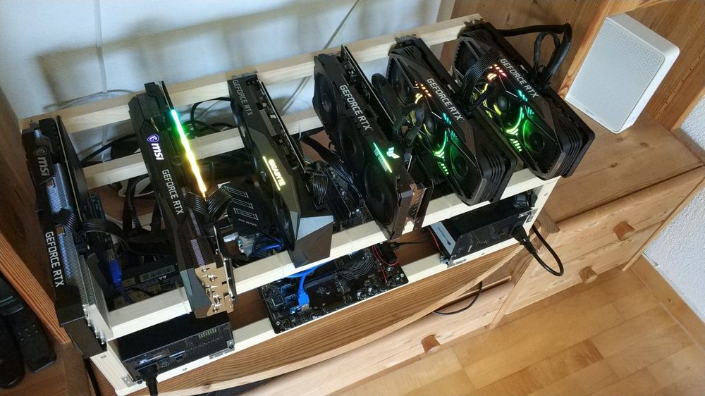 Ethereum Mining Rig 365MH/s - RTX 3070 | Kaufen auf Ricardo