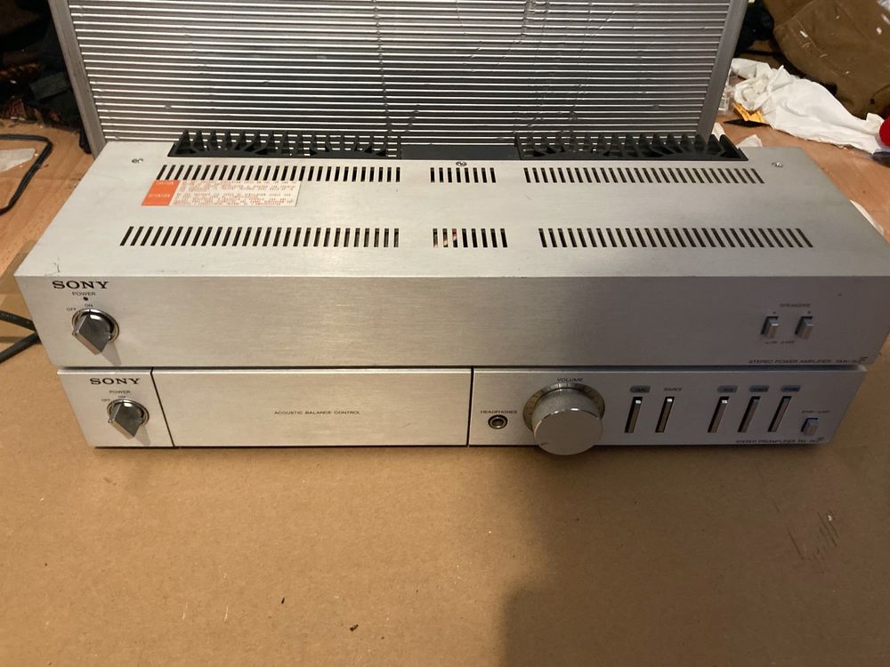 Sony Stereo Power Amp Tan-15F + Stereo Power pre Amp! (Gebraucht) in ...