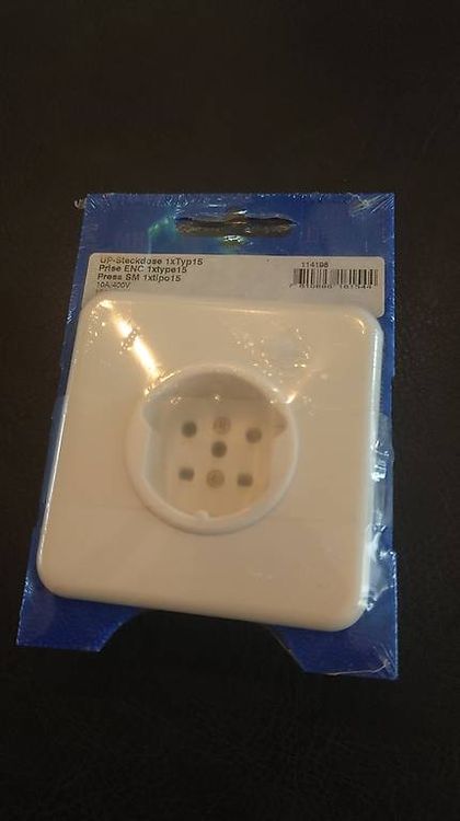 Steckdose 1x Typ 15 Gr.1x1 UP Hager Basico weiss | Kaufen auf Ricardo