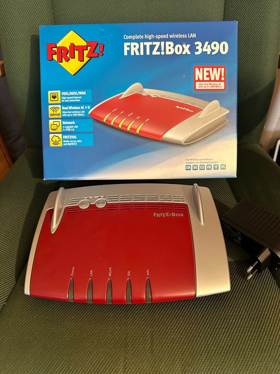 Fritz!Box 3490 High-Speed Wireless Lan | Kaufen auf Ricardo