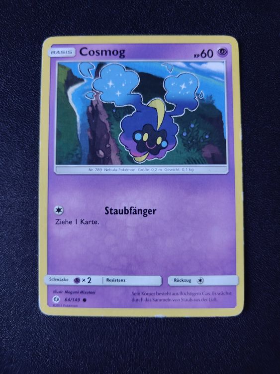 Cosmog 64/149 Pokémon SM Base Set 2017 (DE) ab 1.- (Gebraucht) in ...