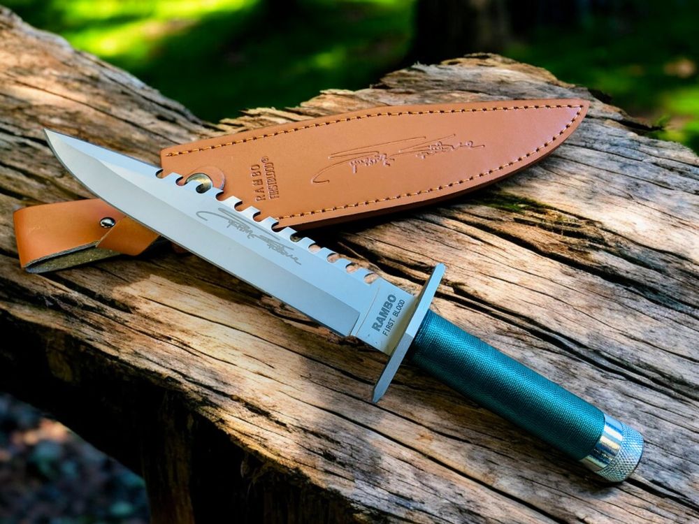 Rambo Tactical Survival Messer Green Line 35.5cm NEU (Neu und ...