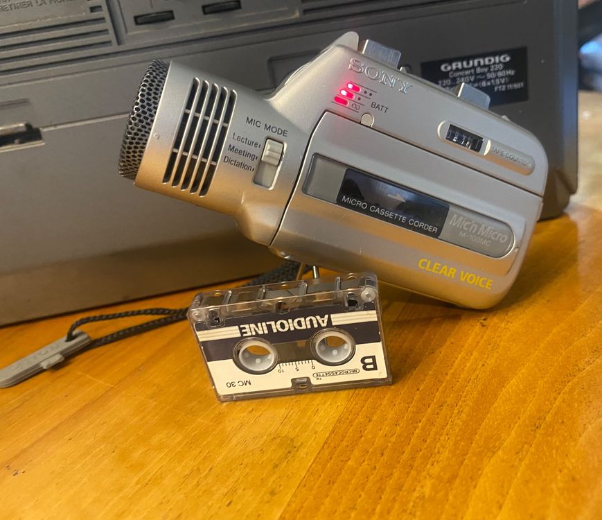 Sony kleine Recorder, mic n Micro m-100mc (Gebraucht) in Rorschach für ...