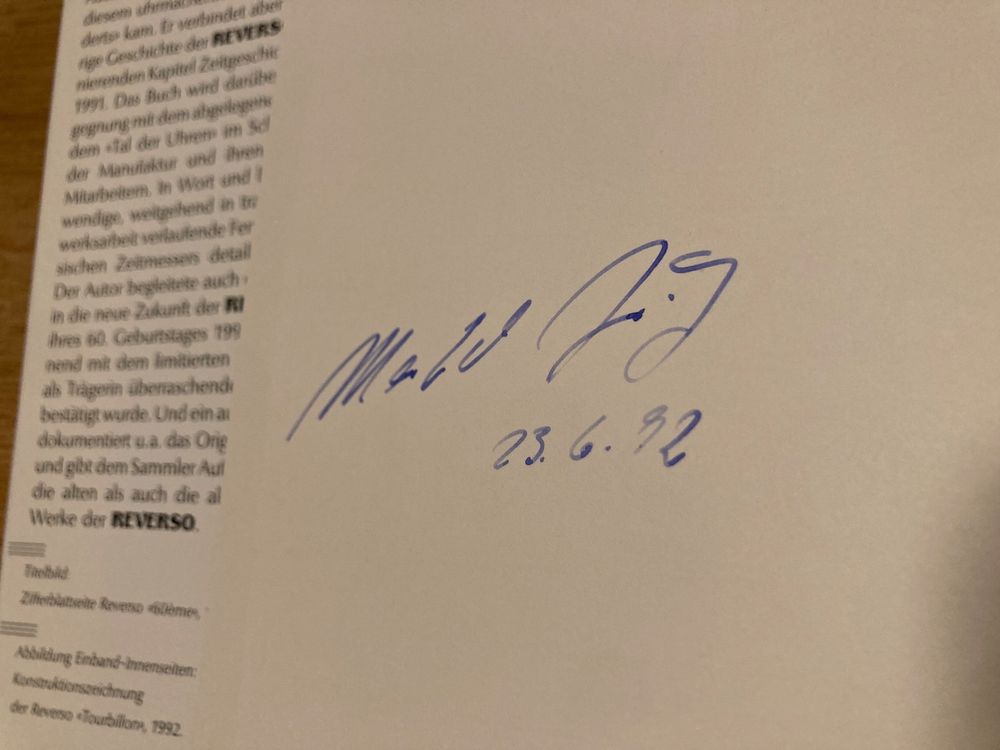 Reverso - Die Legende lebt. Manfred Fritz / Jaeger LeCoultre | Kaufen ...