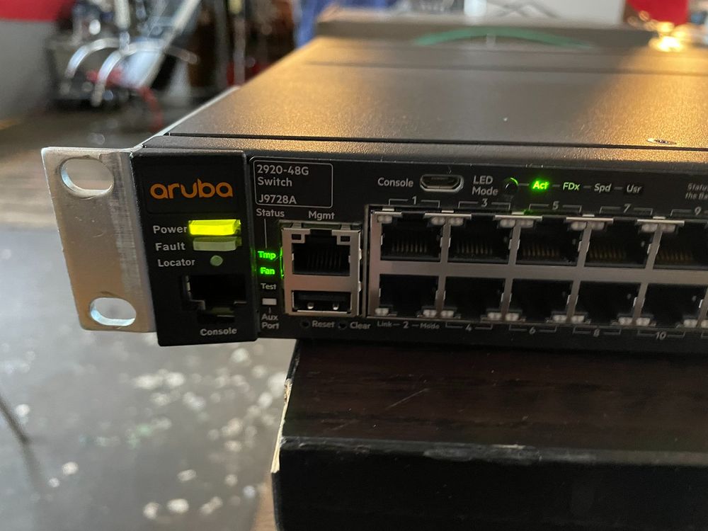 HPE Aruba 2920-48G Switch inkl 4x10G SPF+ Ports | Kaufen auf Ricardo